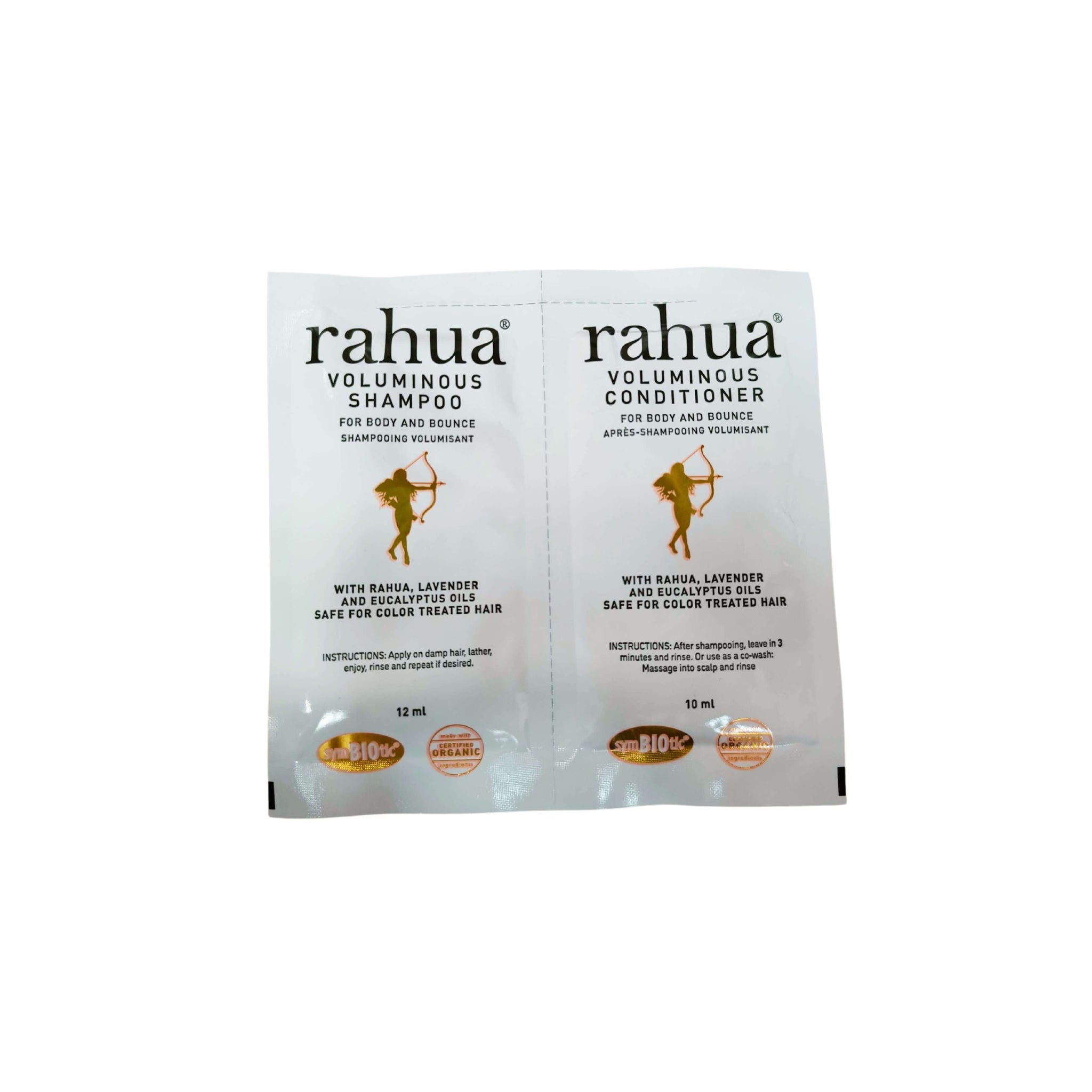 Muestra pack champú y acondicionador Rahua Volumunizador