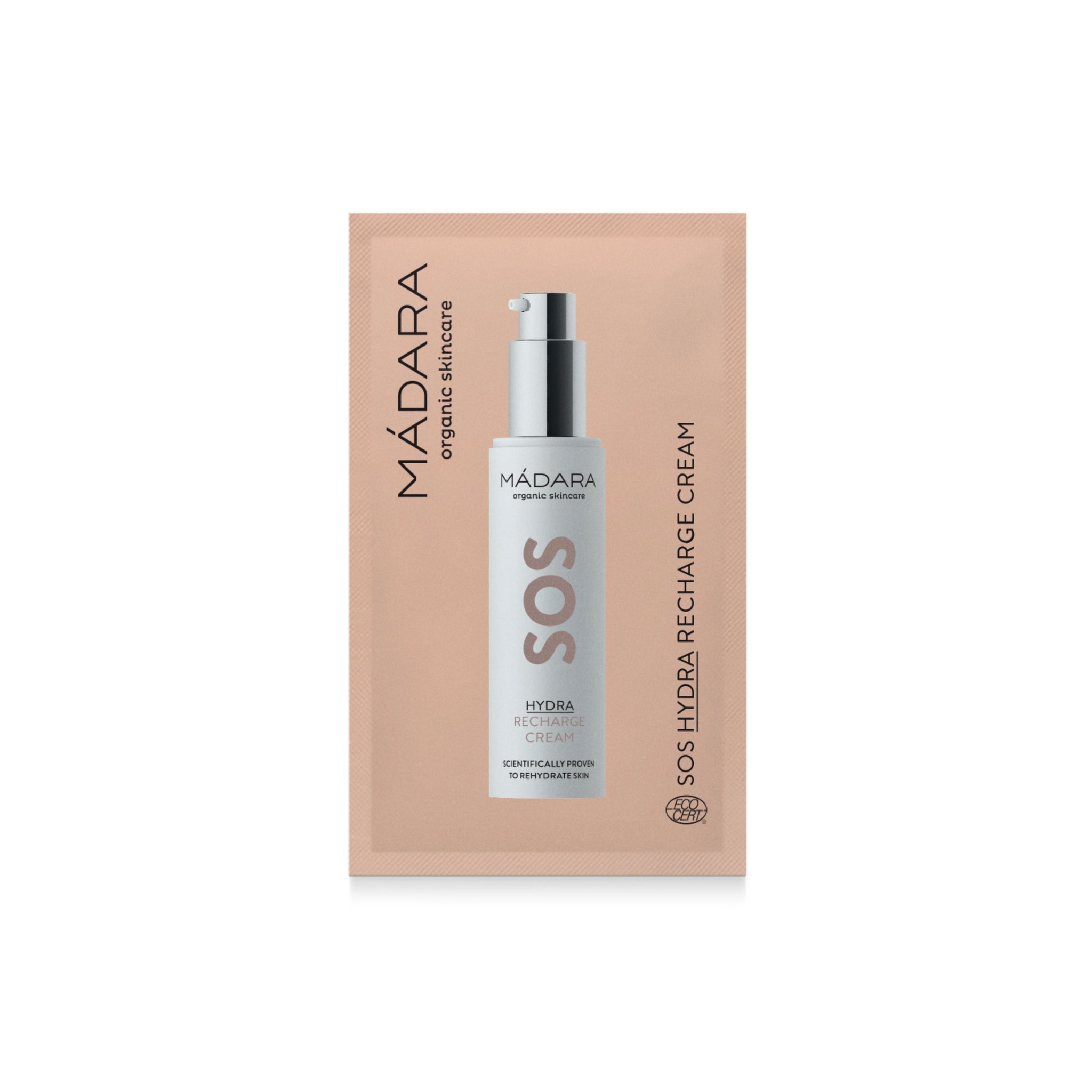 Muestra Crema Día SOS Hydra. SOS Hydra Recharge Cream, Mádara