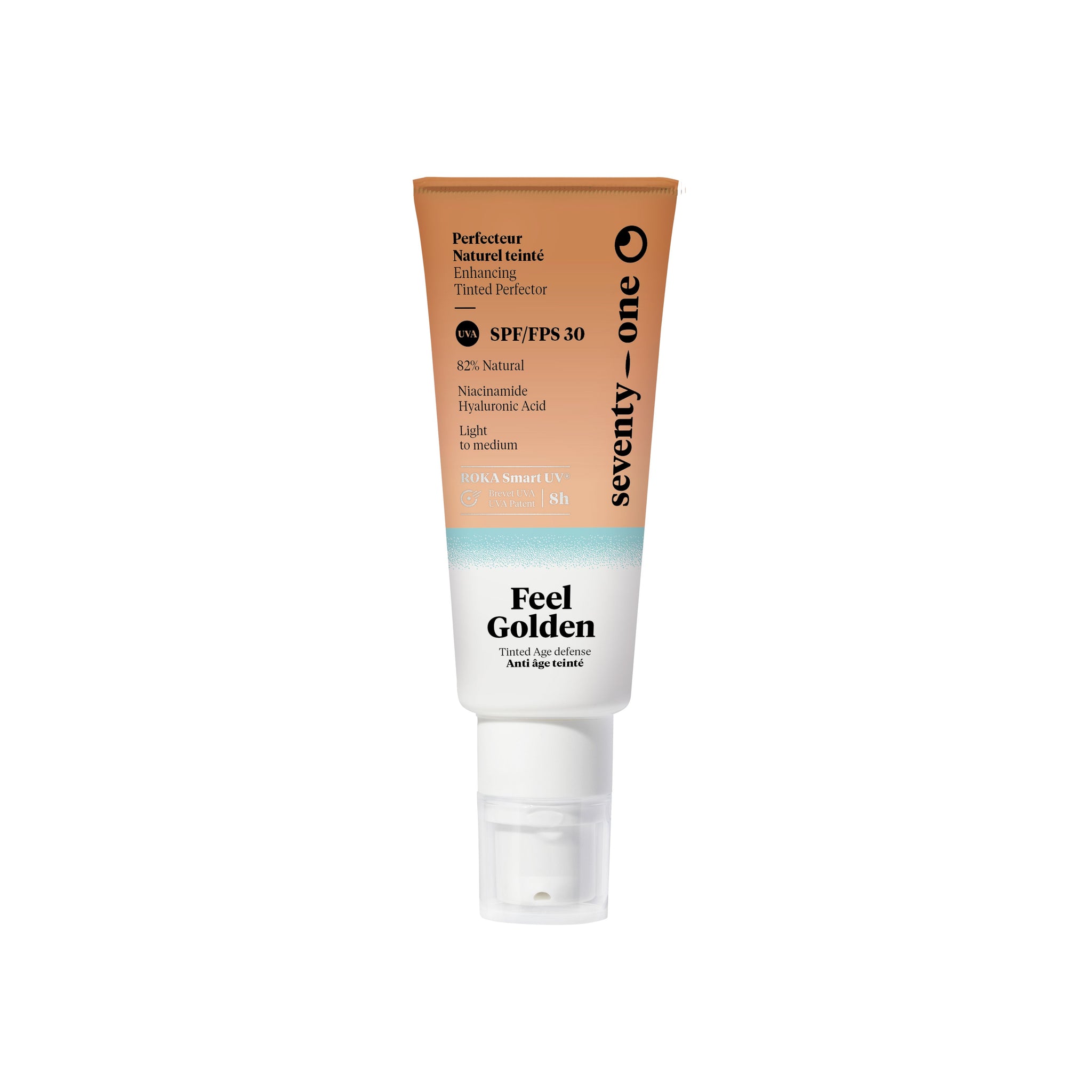 Fluido protector antioxidante con color Feel Golden SPF 30 Seventy One ...